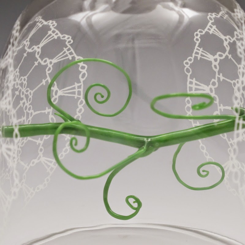 Simply Creative: Bell Jar Glass Sculpture by Kit Paulson