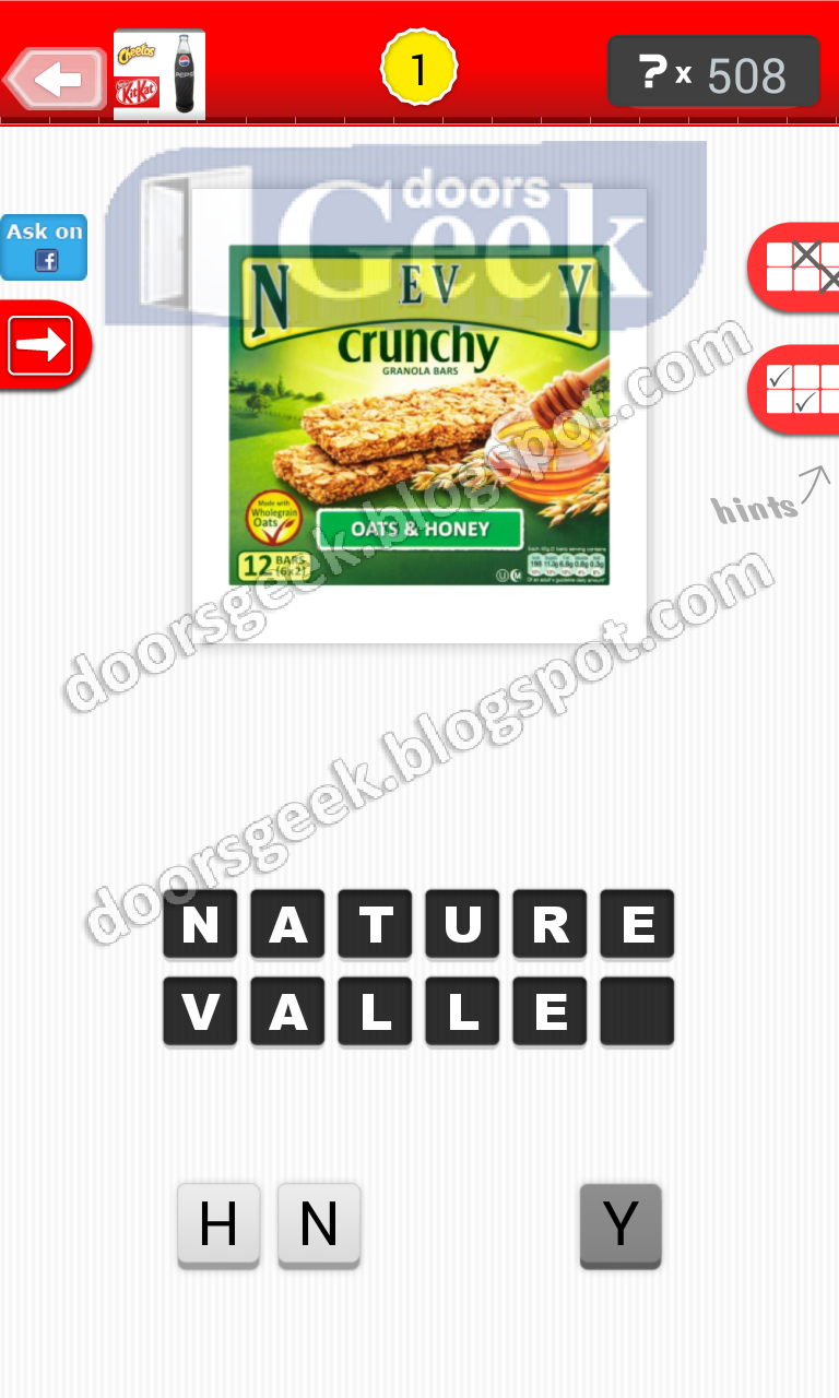 Guess The Food [Level 33-1] answer ~ Doors Geek