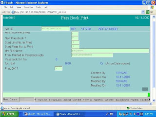 Finacle menu/command to print Pass Book ~ Finacle Commands - Finacle ...