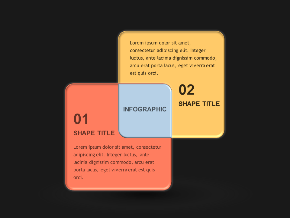 Round Quadrangle Intersection PowerPoint Templates - PowerPoint Free