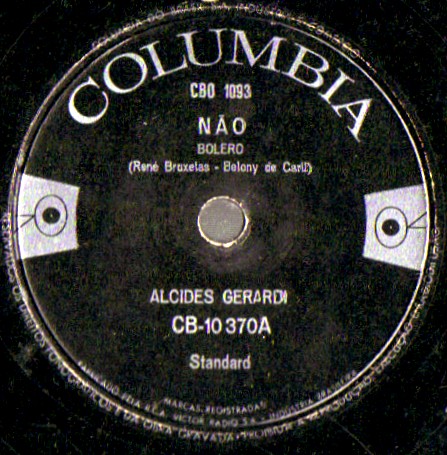 Mania de Colecionar: Alcides Gerardi - Discografia 78 rpm