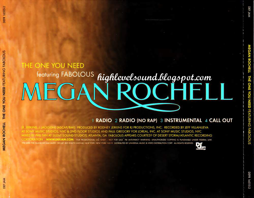 highest level of music: Megan Rochell Feat. Fabolous - The One You Need ...