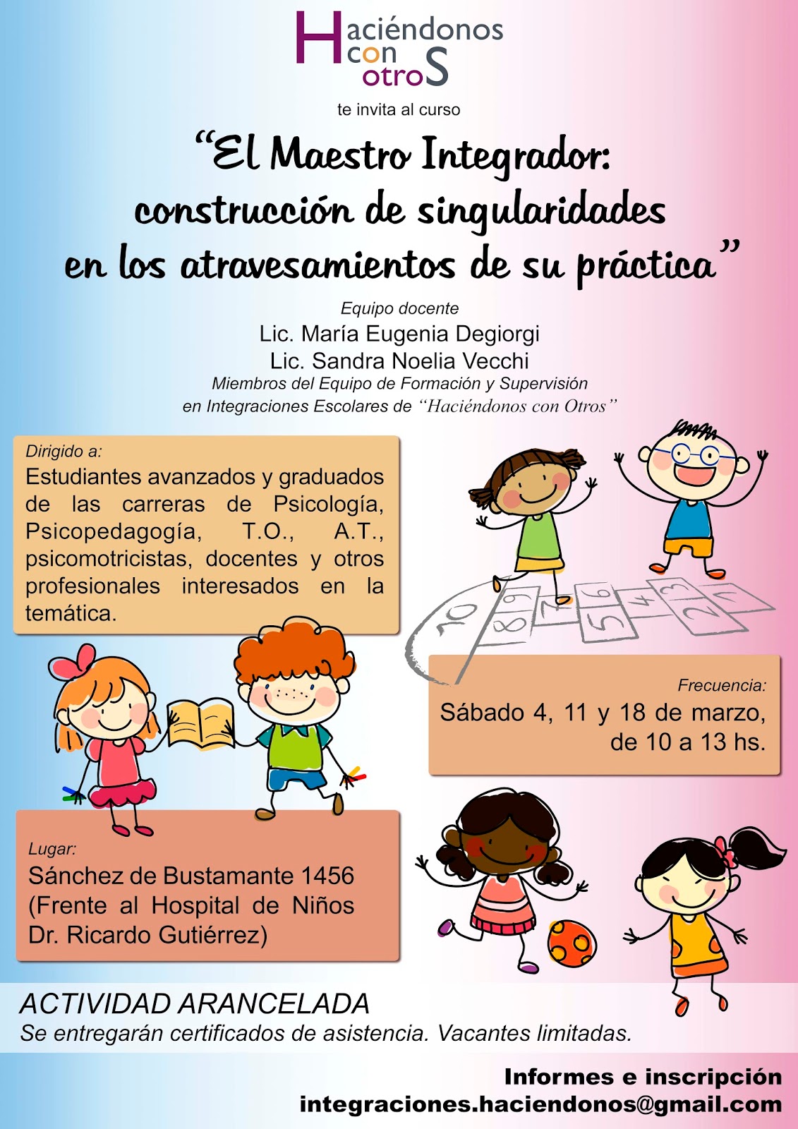 La Cosa Psi Blog: CAPACITACION EN INTEGRACION ESCOLAR