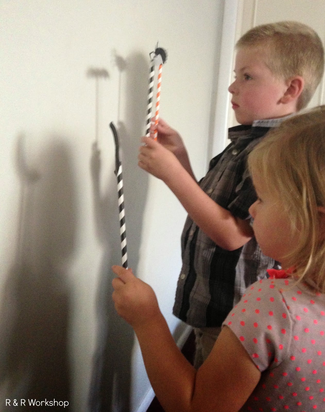 (30 crafty days of halloween) halloween shadow puppets - See Vanessa Craft