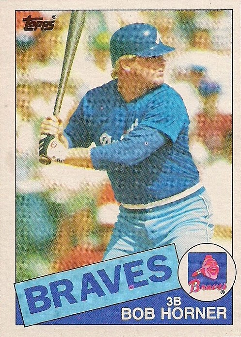 1985 Topps: #410 - Bob Horner