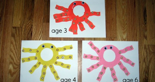 Letter O - Octopus: Craft, Dot Page, File Folder