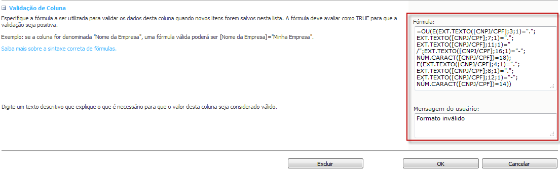 Validar formato de CPF e CNPJ em Lista | Vida Programadora