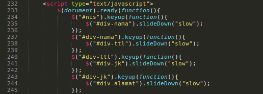 Membuat Animasi Pada Form HTML dengan JQuery - CREATE-SCRIPT - ANGGA BLC TELKOM