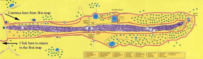 Radha Krishna Land: Govardhana Parikrama Map