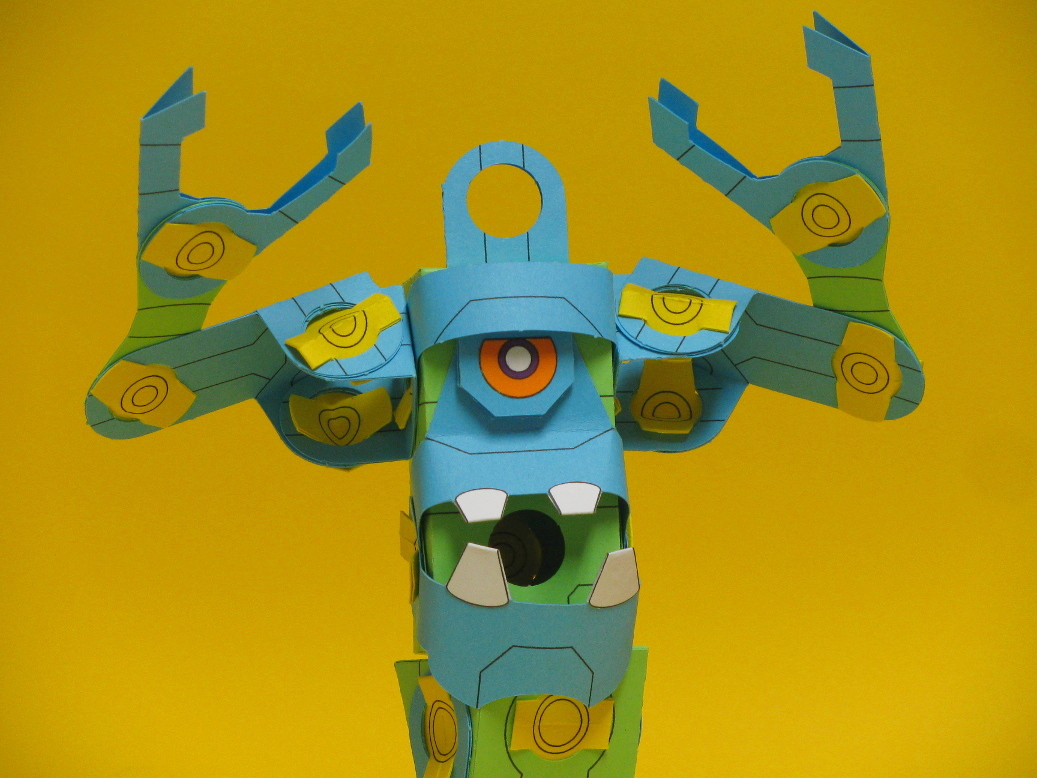 Paper Poseables: CRO-Bolt Poplock Paper Toy