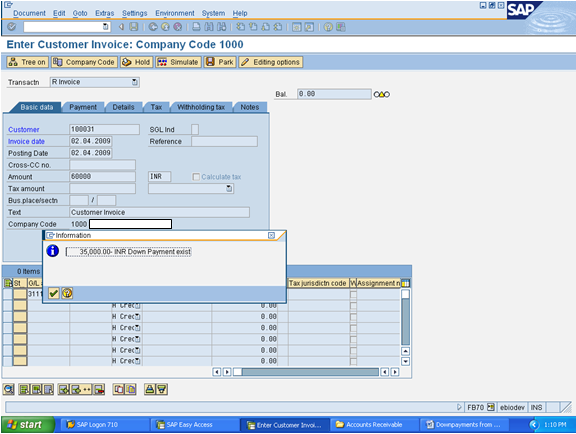 Free SAP Training Manuals: T Code- F-29 / F-37/ FB70 / F-39 : SAP FI ...