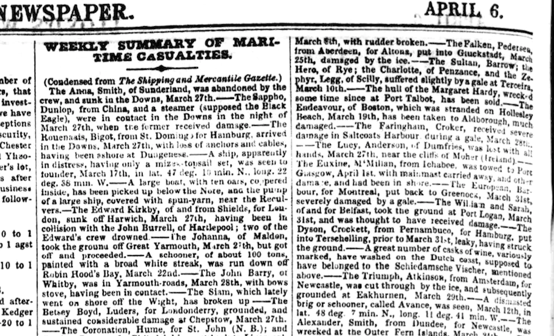 VISIONS OF THE NORTH: A Fateful Clipping