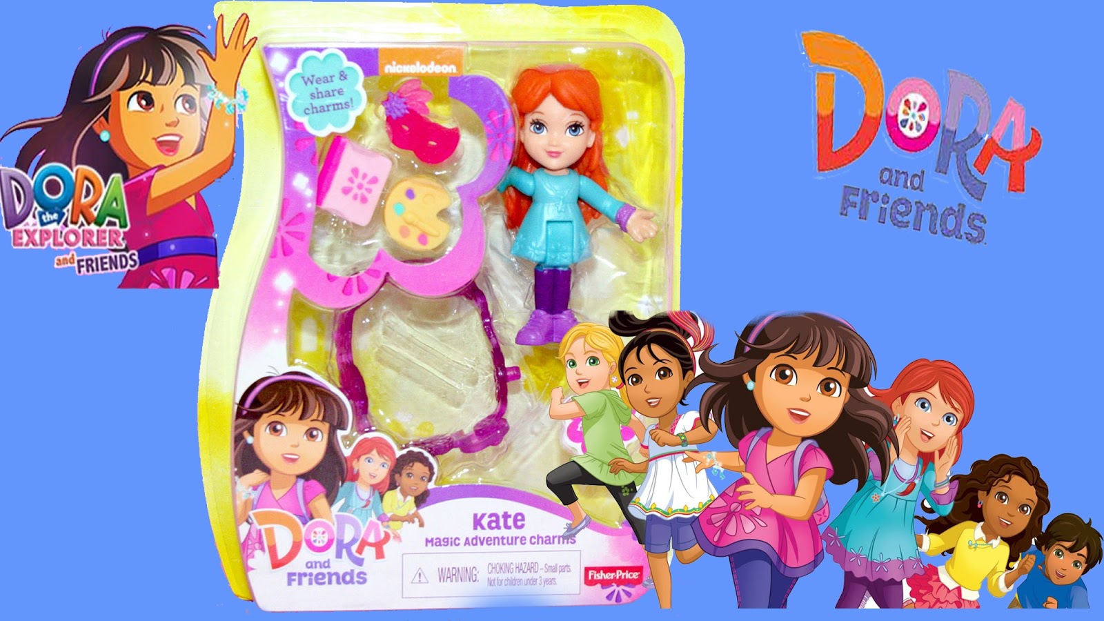 MyFunToys: Dora and Friends Magic Adventure Charms Dora The Explorer ...
