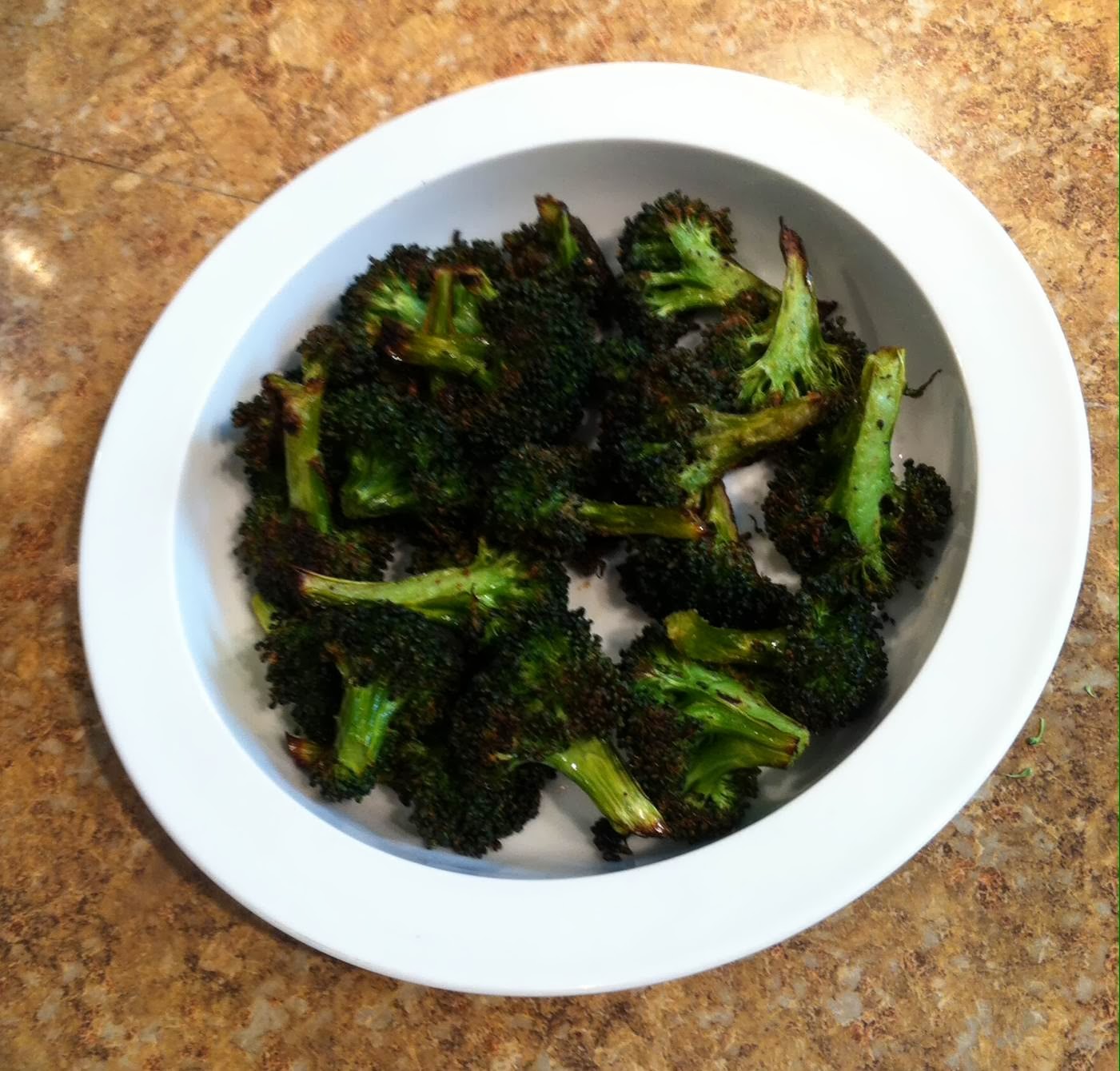 Here's to trying some thing new: Crunchy Baked Broccoli