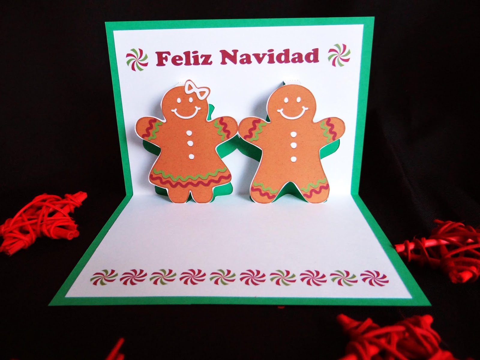 patty&papel: TARJETAS 3D NAVIDAD