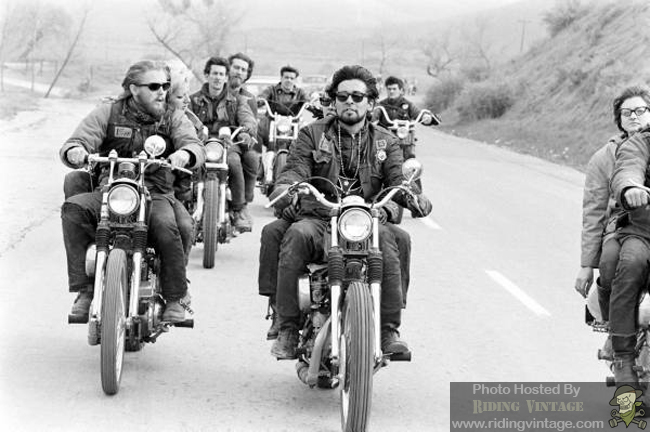 Hells Angels in the Wind ~ Riding Vintage