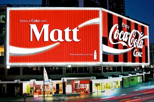 Coca-Cola : 'Share a Coke' Campaign