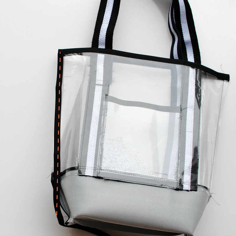 Trash To Couture: DIY Clear Vinyl Bag