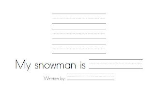 Oh My Little Classity Class: [genuine writing] Snowman Poems