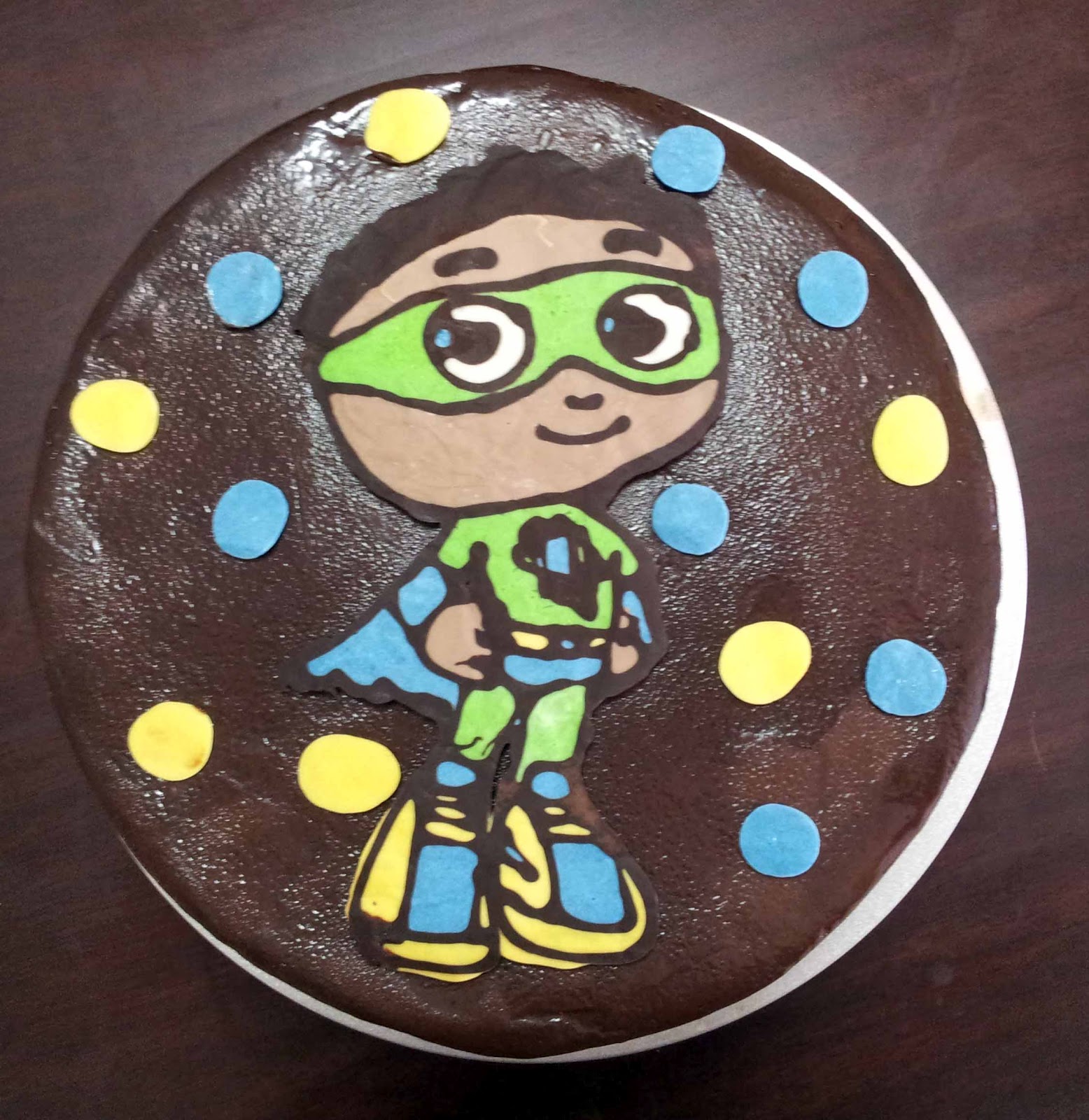 made by shas: Super Why cake for Faiz's birthday party