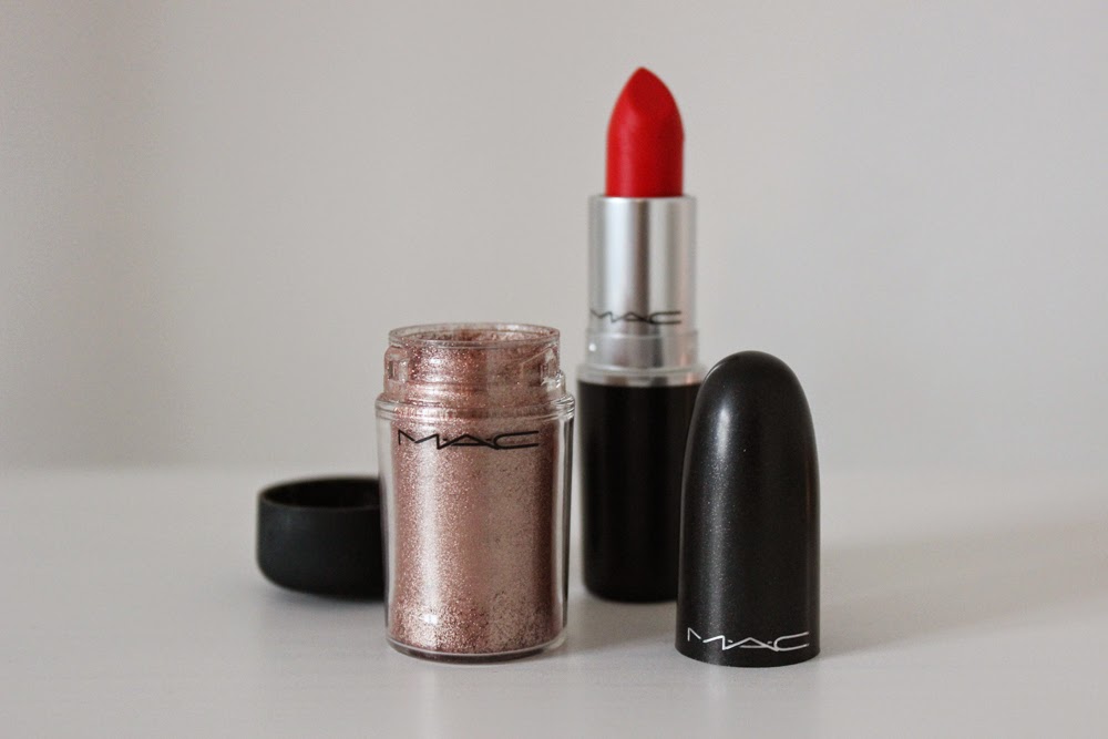 It's All About MAC's Matte Lippy Lady Danger & Pigment In The Shade Tan ...