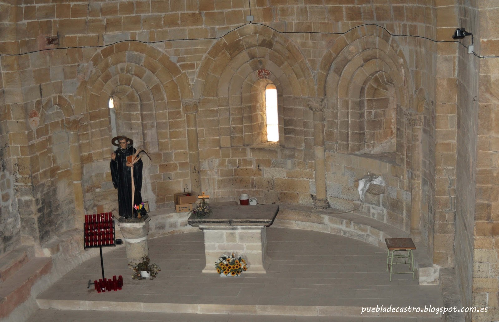 La Puebla de Castro: LA IGLESIA DE SAN ROMÁN DE CASTRO VISTA POR ...