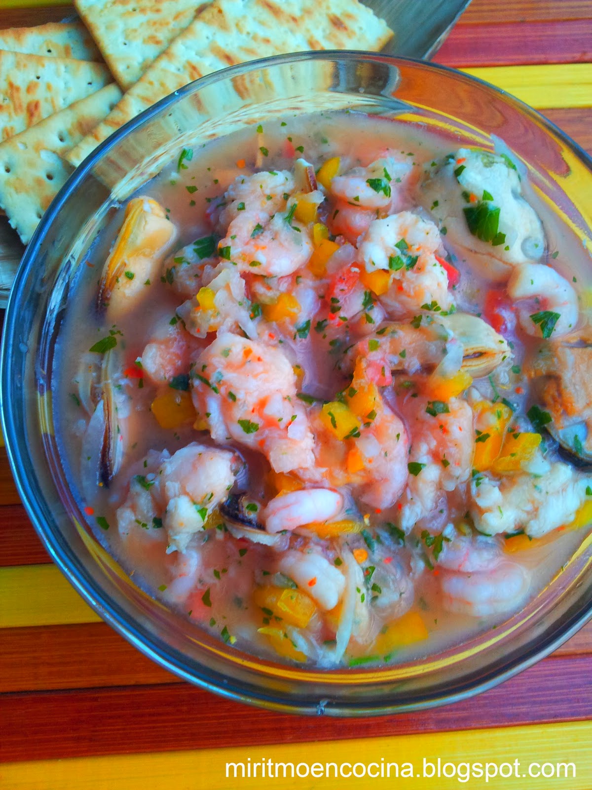 Mi ritmo en cocina ...: Ceviche mixto Colombiano