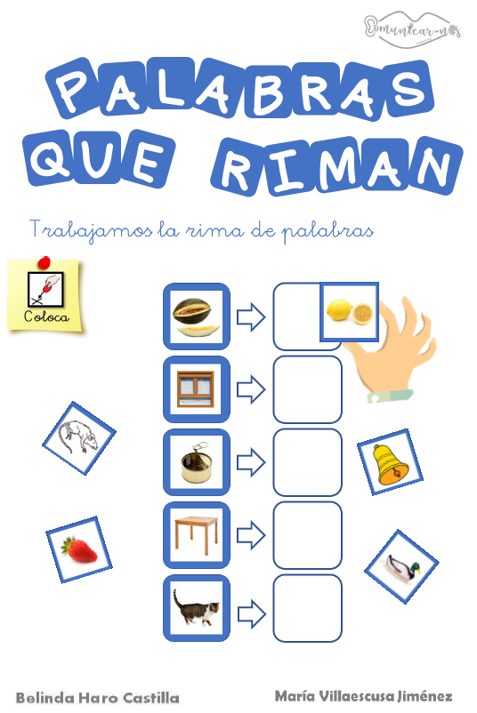 Deja que te cuente...: Comunicar-Nos: Palabras que riman.