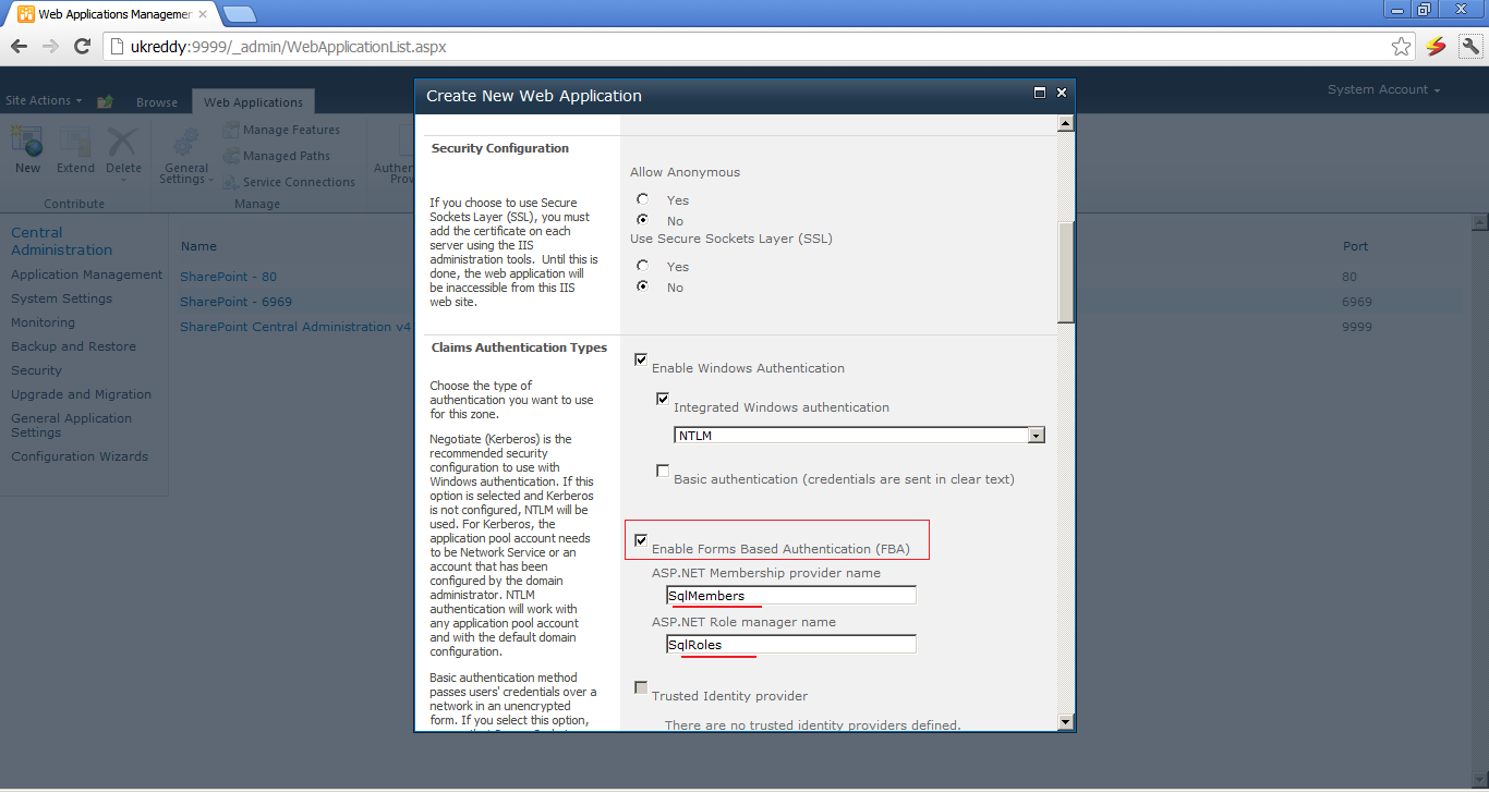 UKReddy SharePoint Journey: How To: Configure Forms Base Authentication in SharePoint 2010 ...