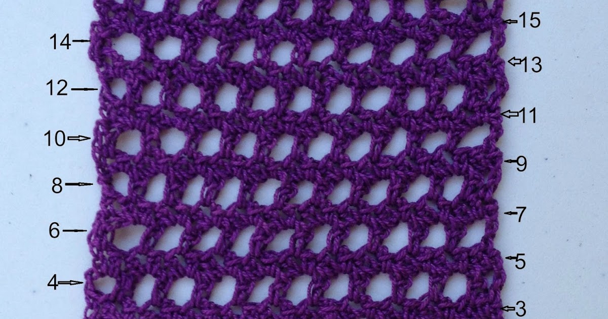 Crochet and Other Stuff: Open-weave Rattan Stitch pattern - free ...
