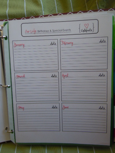 Sweetly Home: Home Notebook - Our Life: Binder