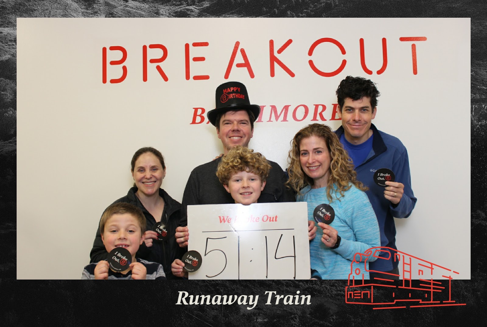 Ben's Journal: We Escaped! Fun Times at the Runaway Train Escape Room