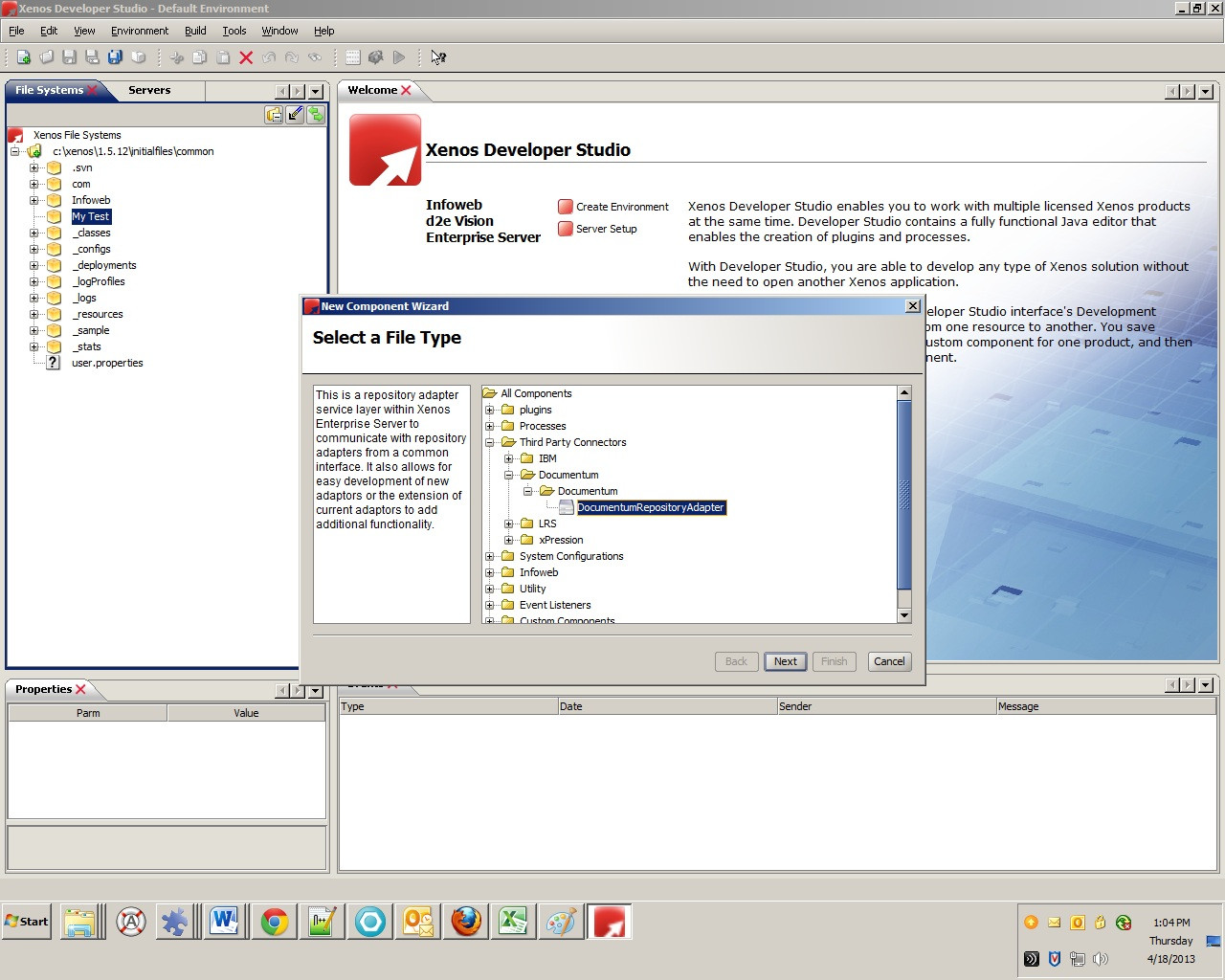 Documentum integration with Xenos: Documentum integration with Xenos