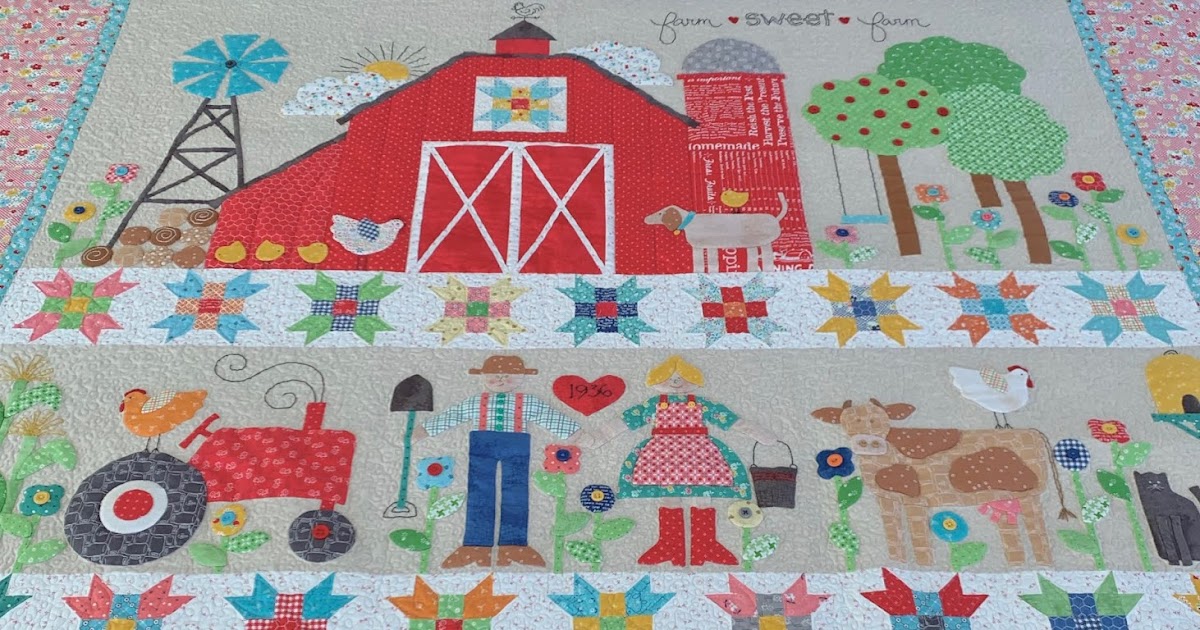 Bee In My Bonnet: Farm Sweet Farm Sew Along - The BIG Finish and a Farm ...