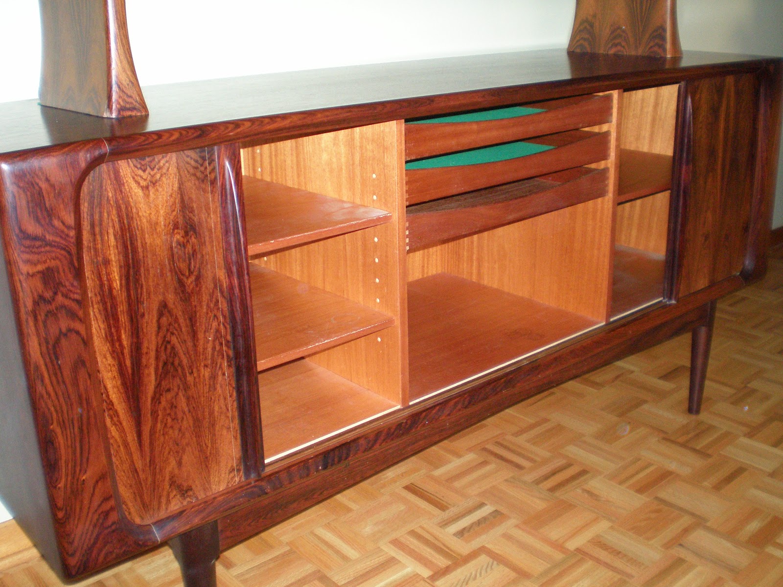 The Retrospective Modernist: Danish Modern Rosewood Buffet and China ...