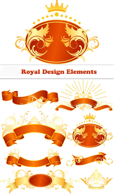 Quality Graphic Resources: Royal Design Elements