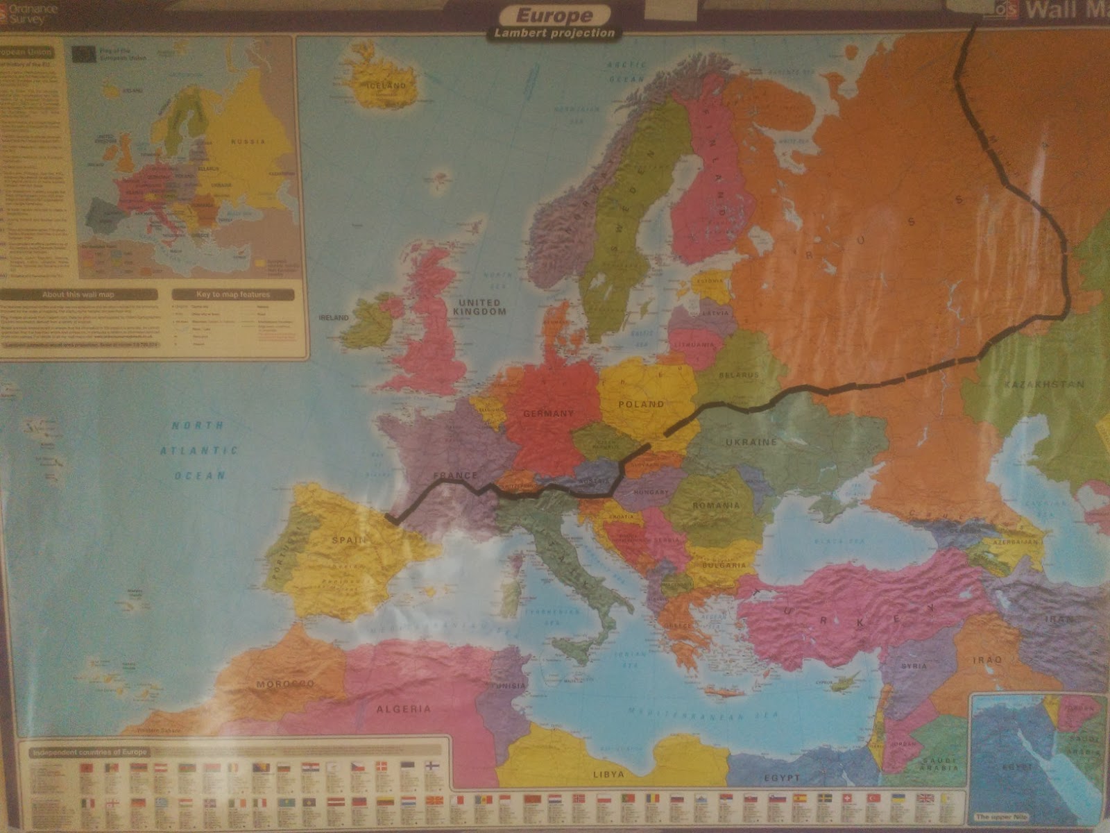 UNITED RACES: EUROPEAN RACIAL PARTITION MAP OF EUROPE