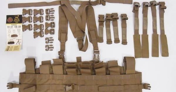 Webbingbabel: IBILEY USMC Chest Rig / Tactical Assault Panel Coyote Brown