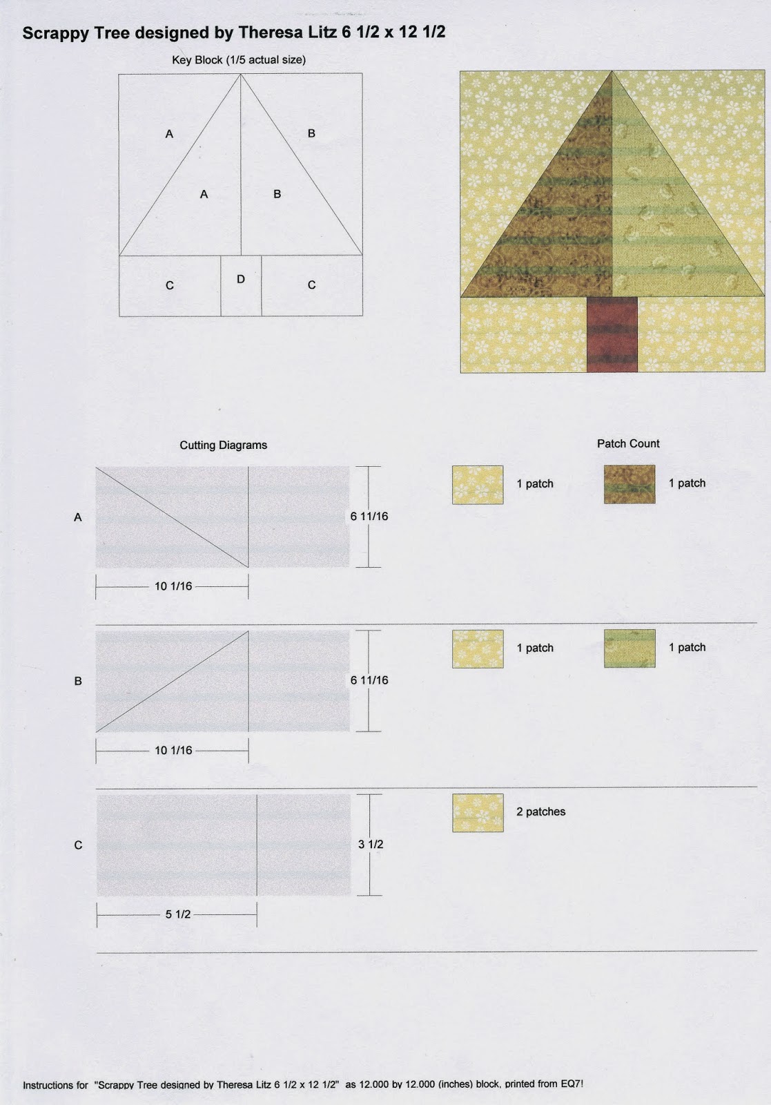 Quilt and Sew Forever: Free Instructions for my Quilt Neighbors Lap Quilt