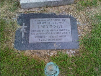 My Ancestor's Name: A Cemetery Visit: Honoring Dred Scott