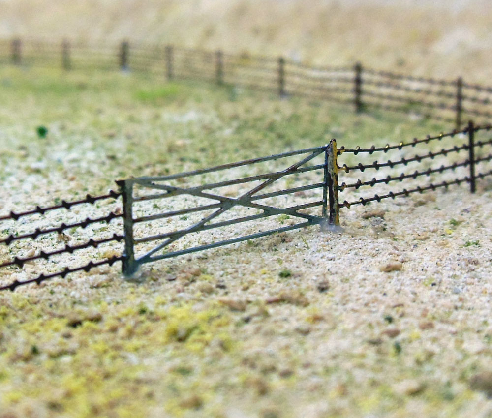 Tracks across Nevada: Modeling barbed wire ranch fencing