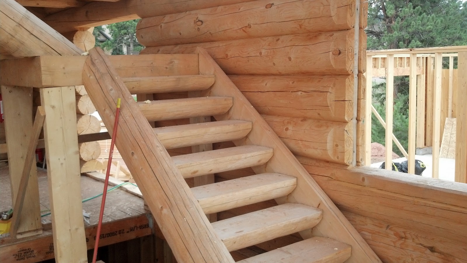 Stannard Log Home: July 2012