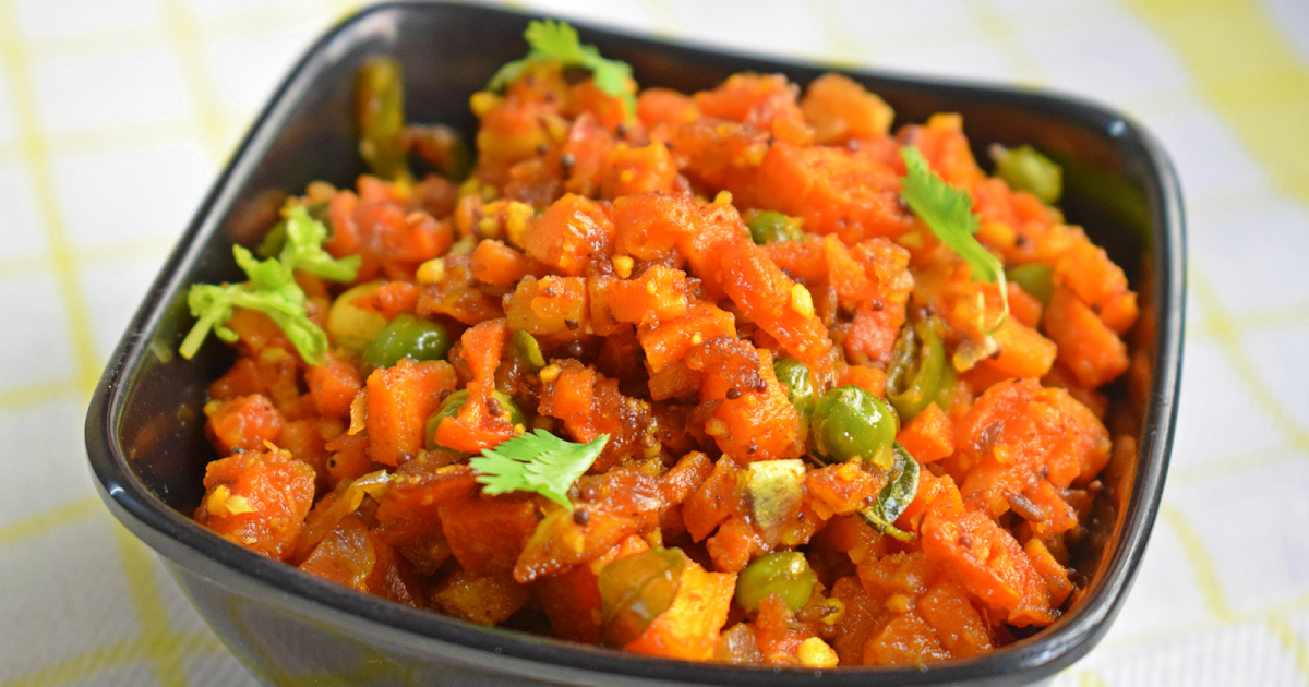 Sunita's Easy Cooking: Gajarachi Bhaji / Carrot Sabzi