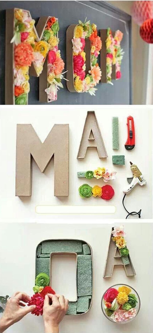 8 CREATIVE DIY LETTERS IN LIFE - Non stop Fashions