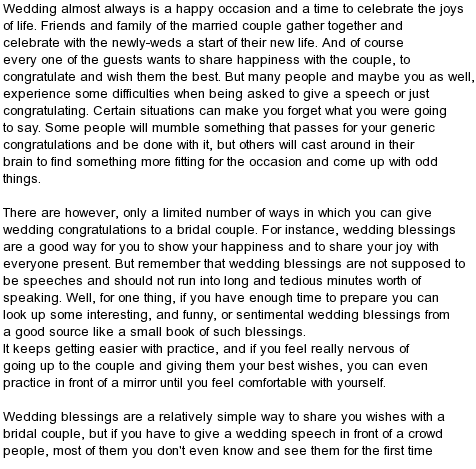 All kind of Best Wedding Speeches : Speech Introduction For Wedding ...