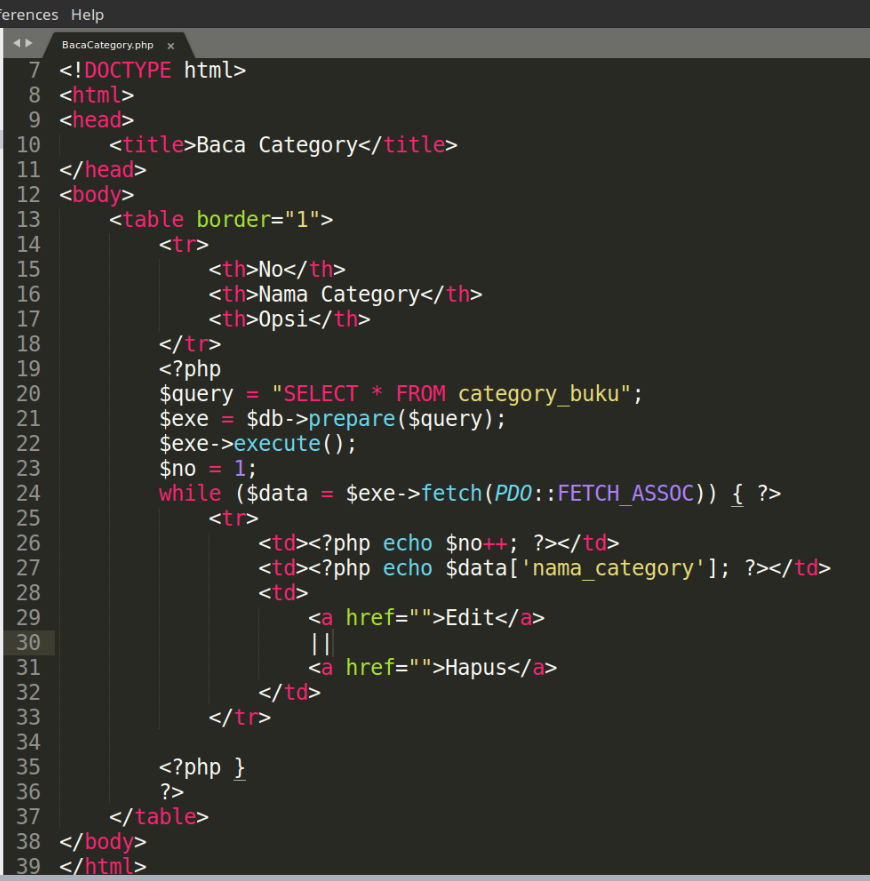 Read data from Database (MySQL) PHP NATIVE - Dizzy Coding