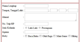 Cara Membuat Form Html Di Tengah Cara Membuat Form (formulir) Dengan Bahasa Html - Udin Blog