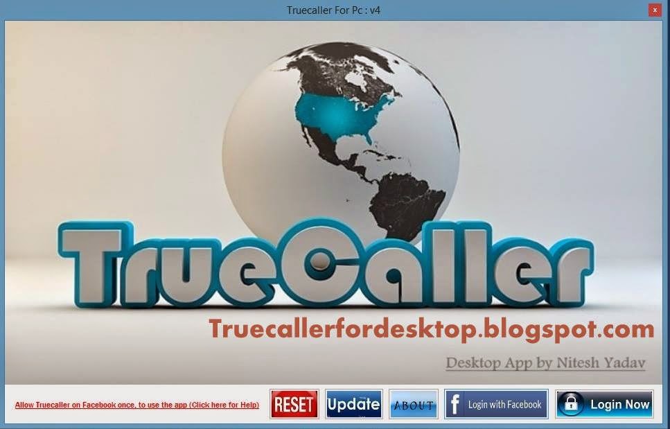 TrueCaller Desktop Application: TrueCaller Desktop Application