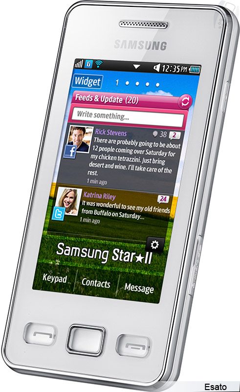 latest mobiles: Samsung Star II S5260 PICS