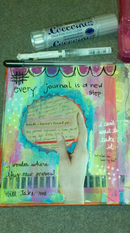 Inside Cover of My New Journal